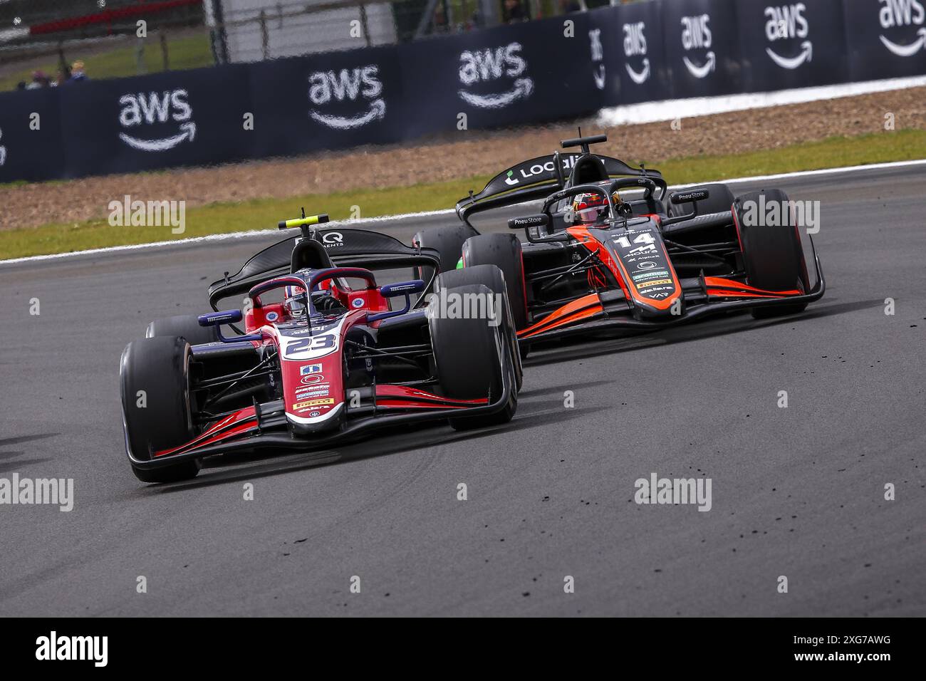 23 STANEK Roman (cze), Trident, Dallara F2 2024, 14 FITTIPALDI Enzo ...