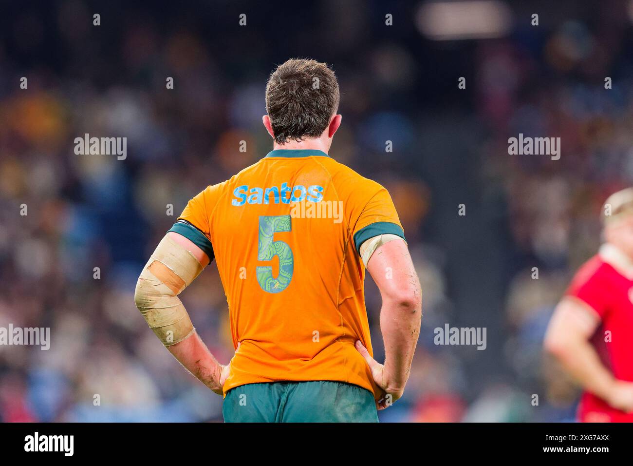 Jeremy Williams of Australia looks on during the Men's Rugby ...