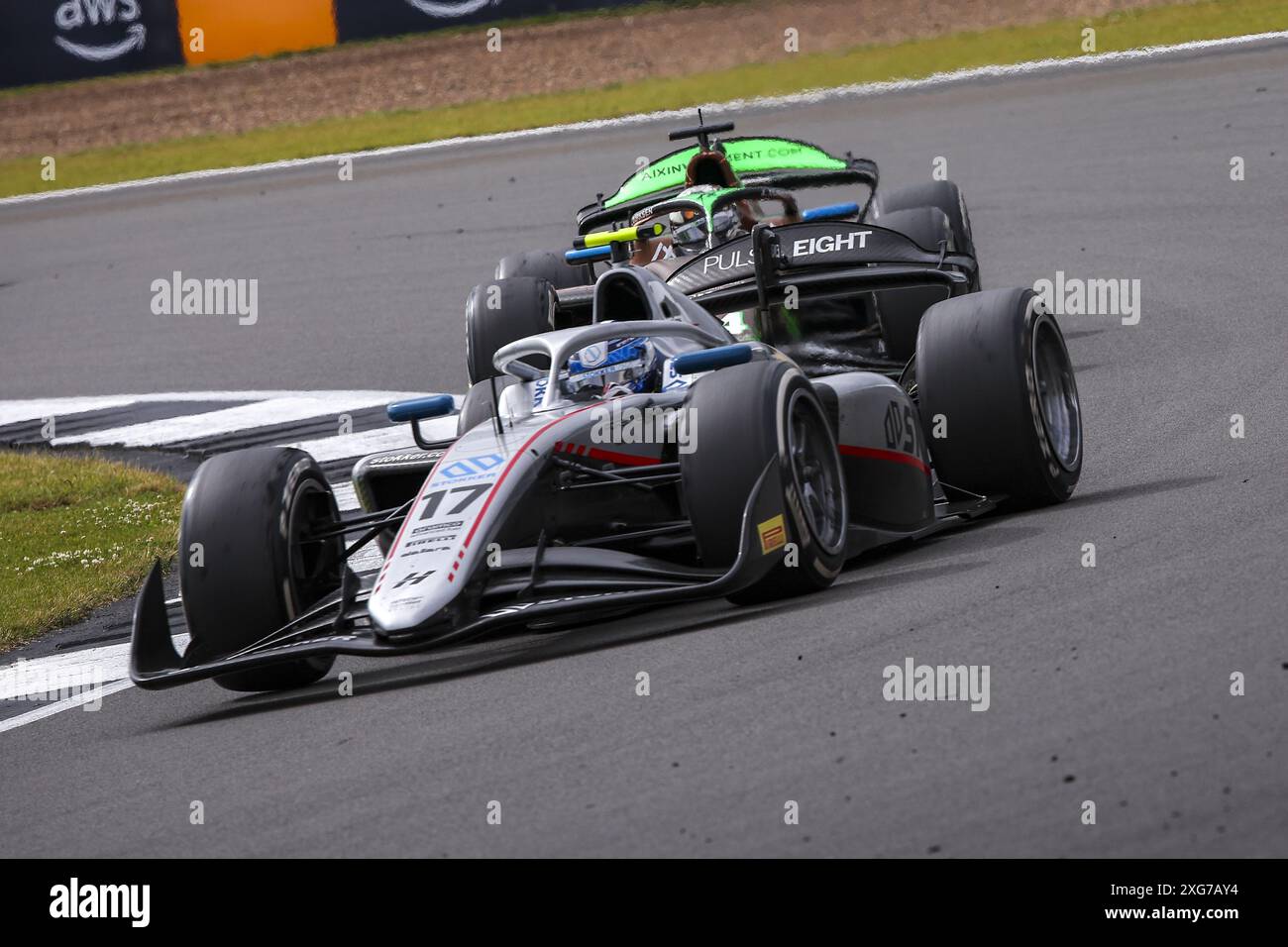 17 ARON Paul (est), Hitech Pulse-Eigt, Dallara F2 2024, action during ...