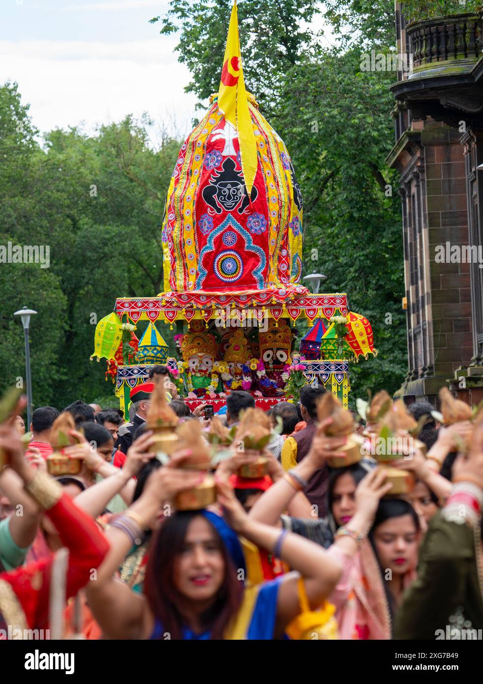 Edinburgh, Scotland, UK. 7th July 2024. Edinburgh Hindu community ...