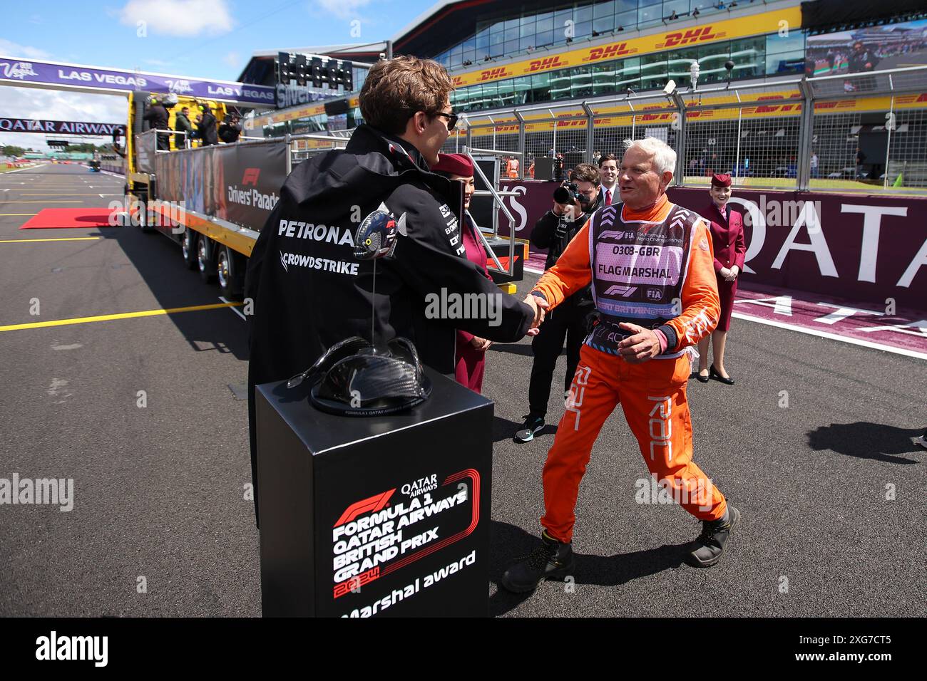 Silverstone, Royaume Uni. 07th July, 2024. FIA marshall, commissaire de ...