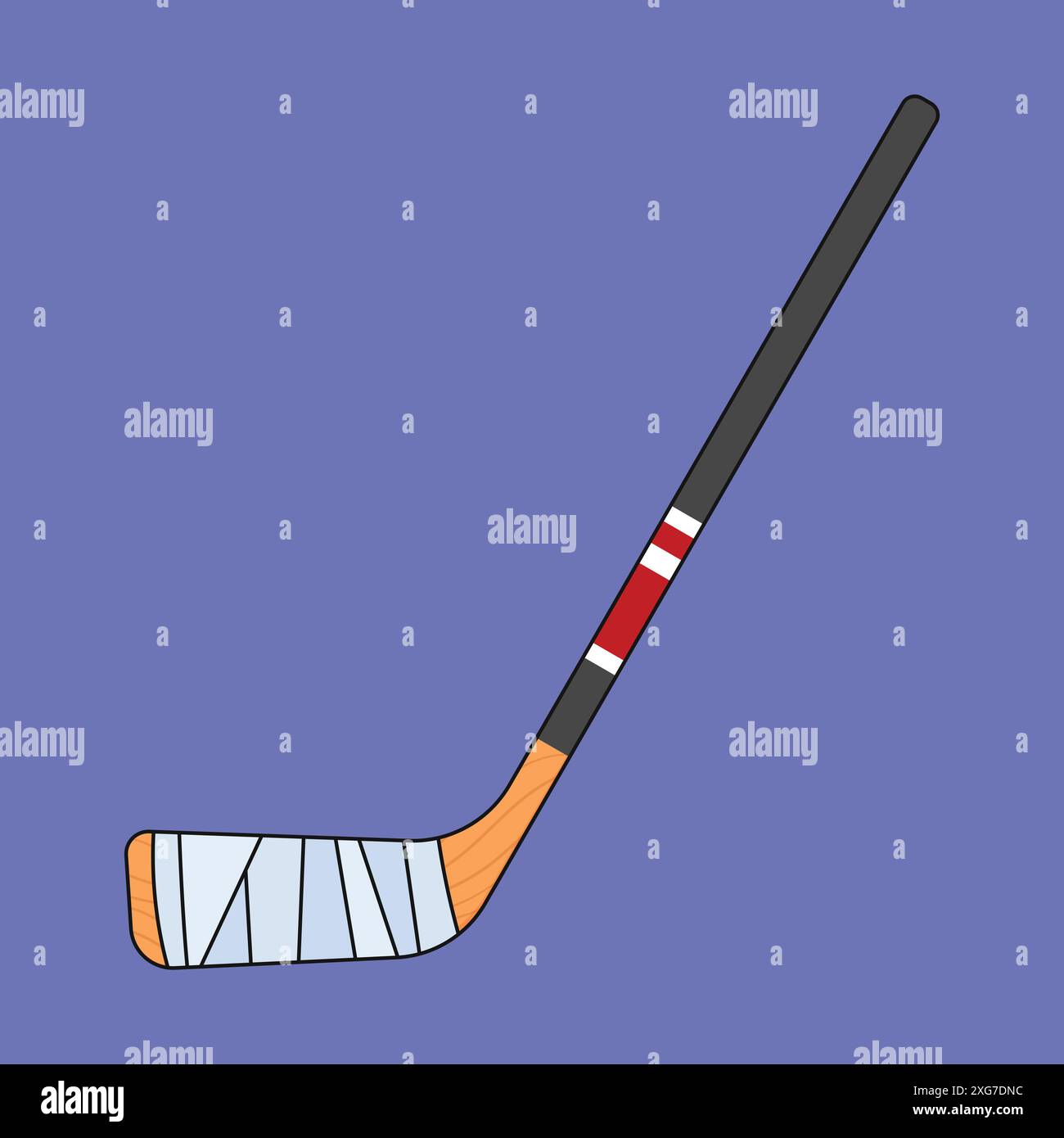 Ice Hockey stick vector icon. ice hockey stick illustration. ice hockey ...