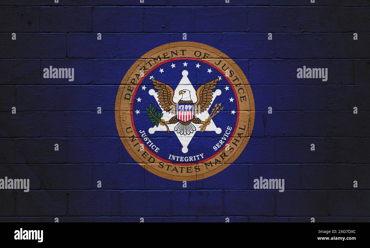 Us marshal flag hi-res stock photography and images - Alamy