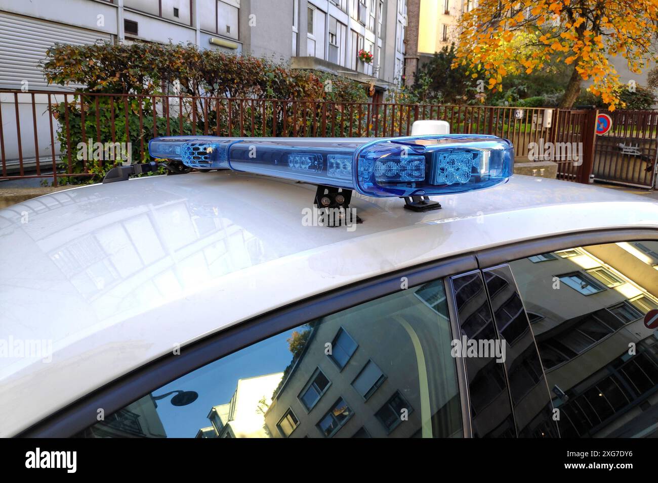 French police car hi-res stock photography and images - Alamy