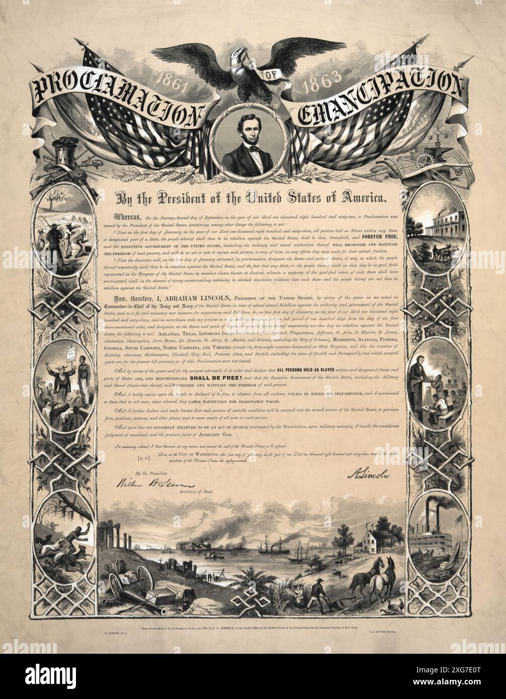 President Abraham Lincoln issued the Emancipation Proclamation on ...