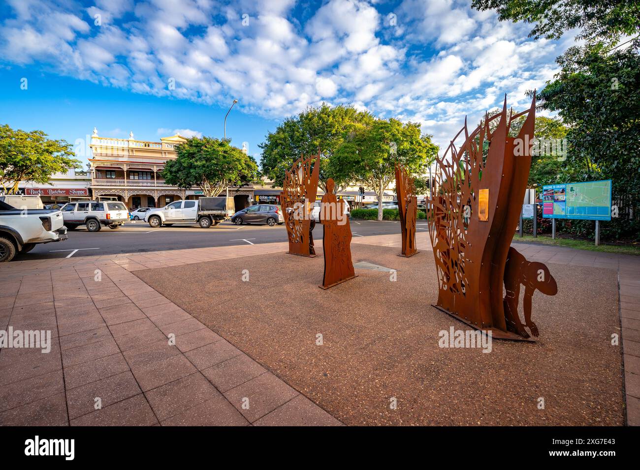 Childers, Queensland, Australia - Historical buildings in town Stock ...