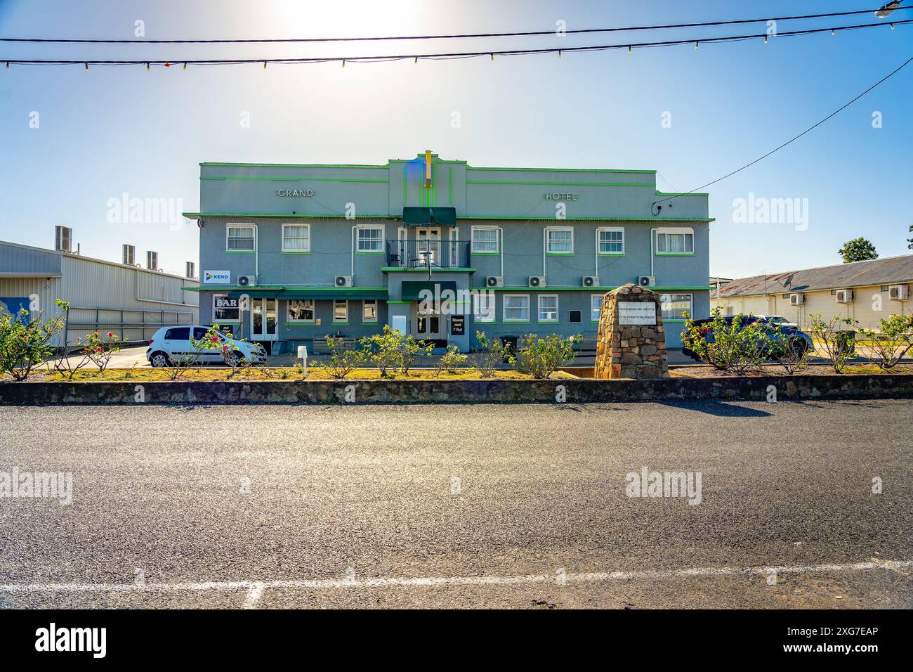 Biggenden, QLD, Australia - Historical Grand Hotel building Stock Photo ...