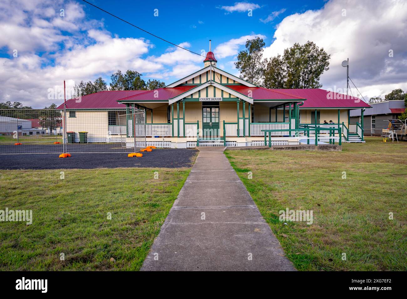 Nanango, QLD, Australia - Historical court house building Stock Photo ...