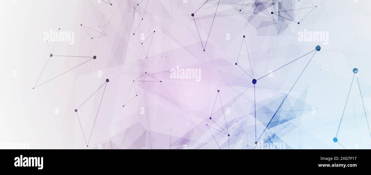 Neural network concept. Connected cells with links. High technology process. Abstract futuristic ...