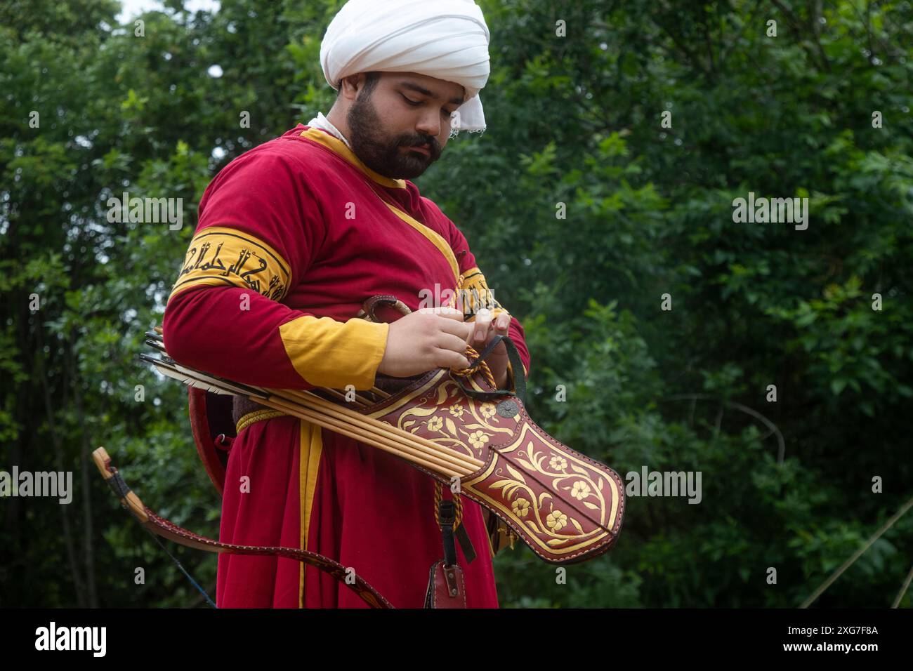 Moscow, Russia. 16th of June, 2024. Turkish reenactors in uniforms of ...
