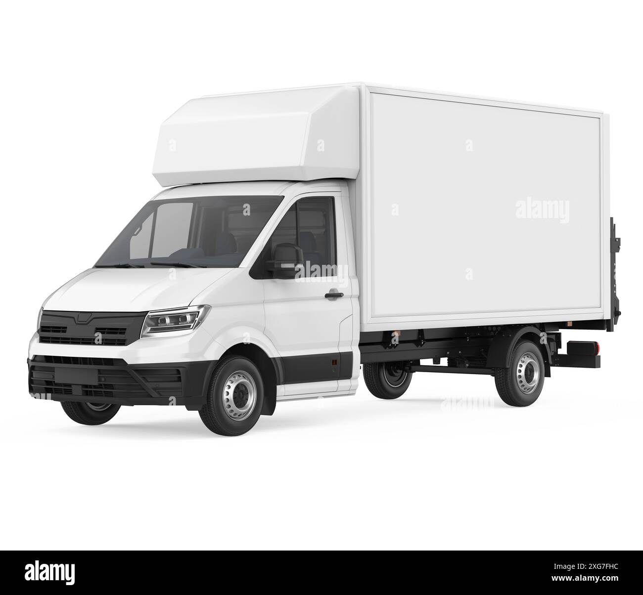 Delivery Van Isolated Stock Photo - Alamy