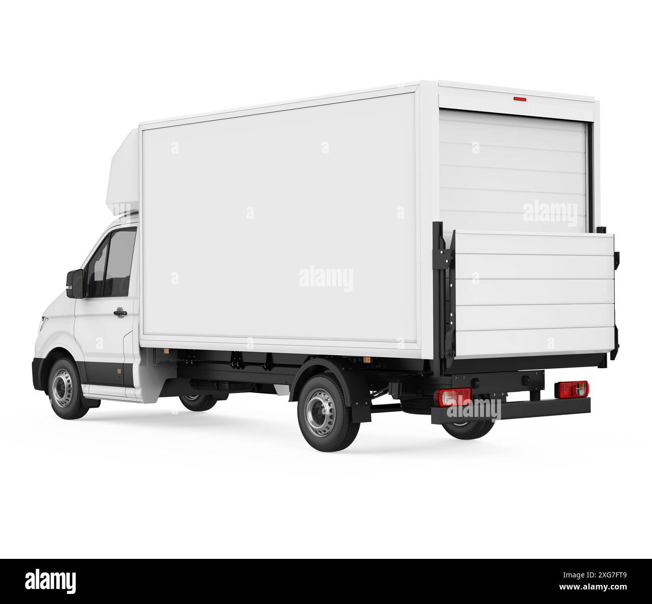 Delivery Van Isolated Stock Photo - Alamy