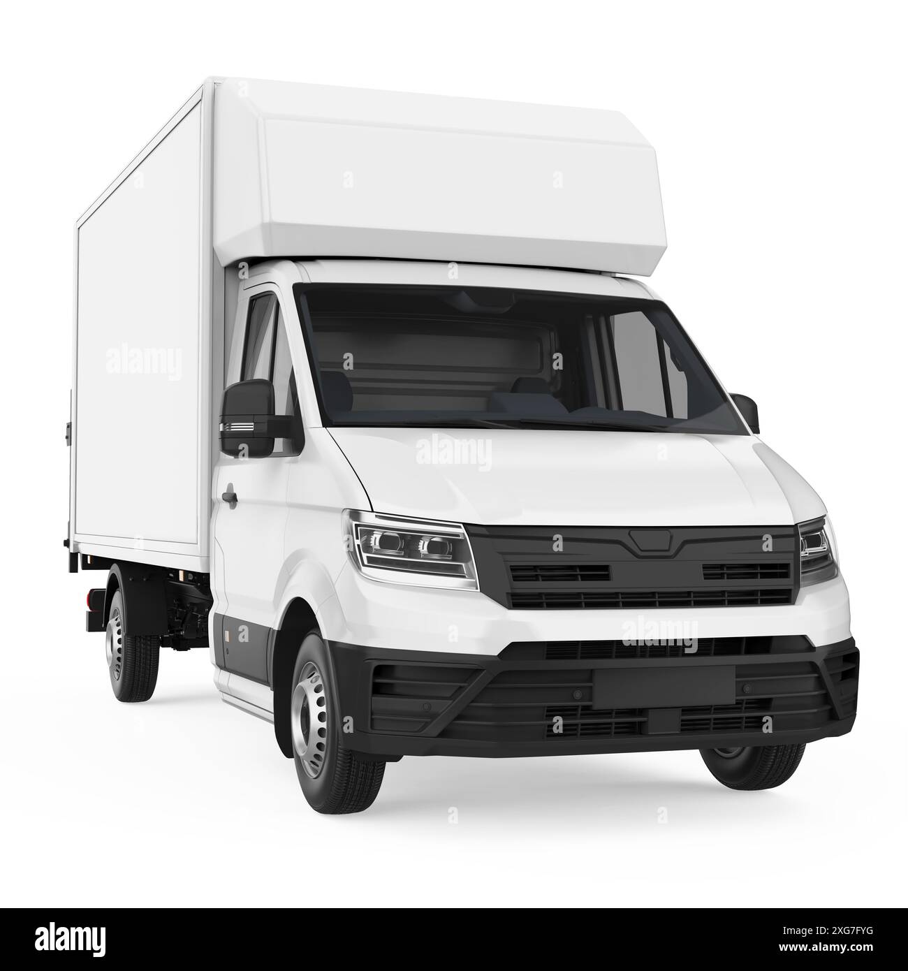 Delivery Van Isolated Stock Photo - Alamy