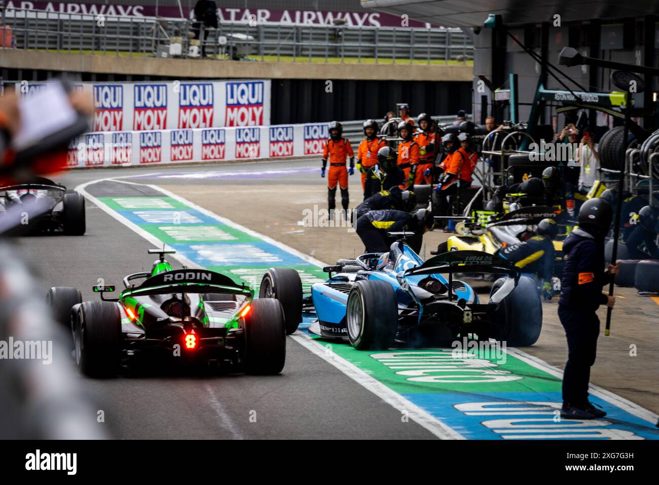 07 CRAWFORD Jak (usa), DAMS Lucas Oil, Dallara F2 2024, 05 MALONY Zane ...