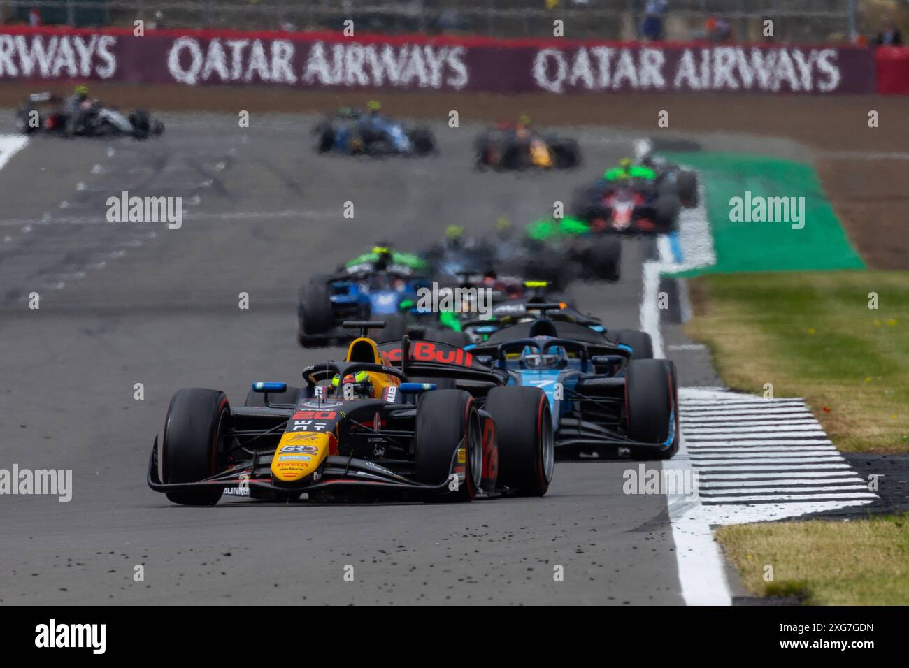 20 HADJAR Isack (fra), Campos Racing, Dallara F2 2024, action during ...