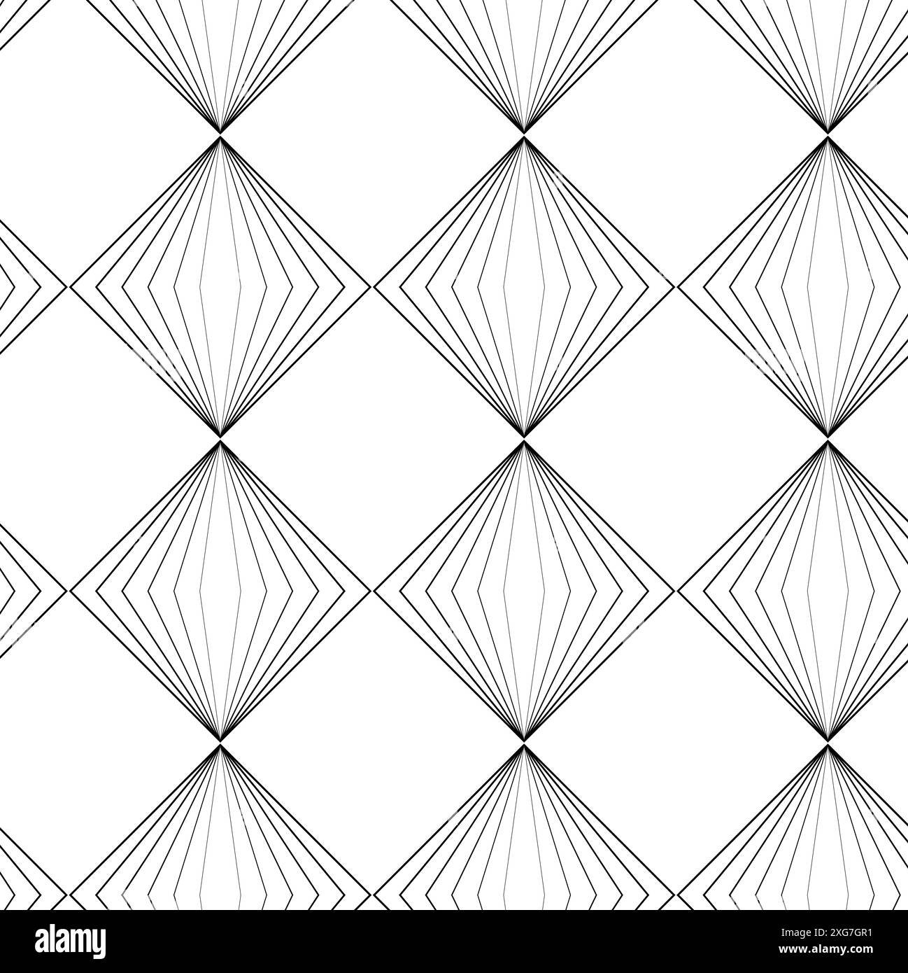 Abstract Geometric Pattern With Stripes Lines Seamless Vector