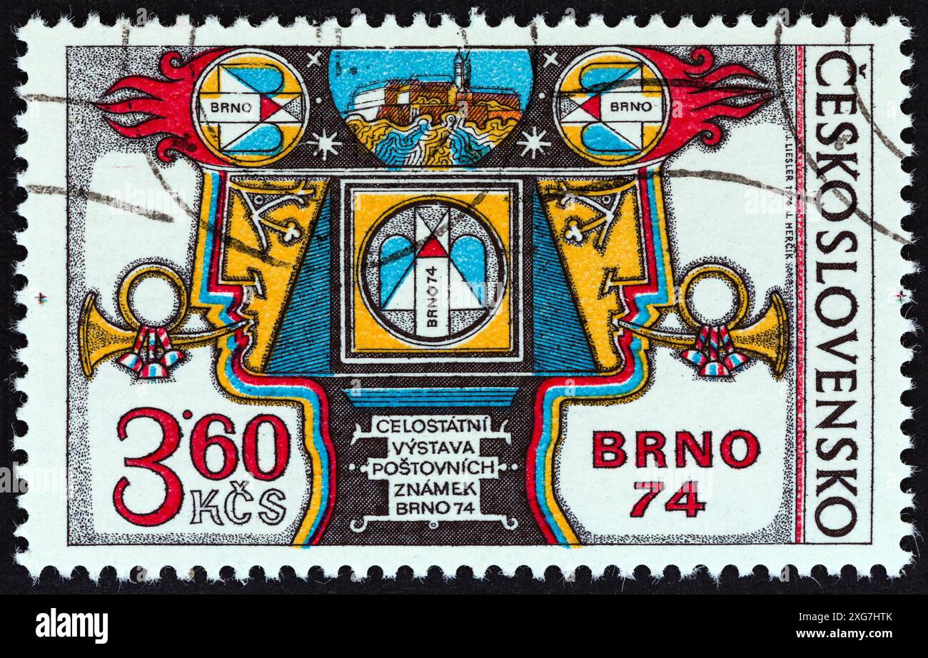 CZECHOSLOVAKIA - CIRCA 1974: A stamp printed in Czechoslovakia issued ...