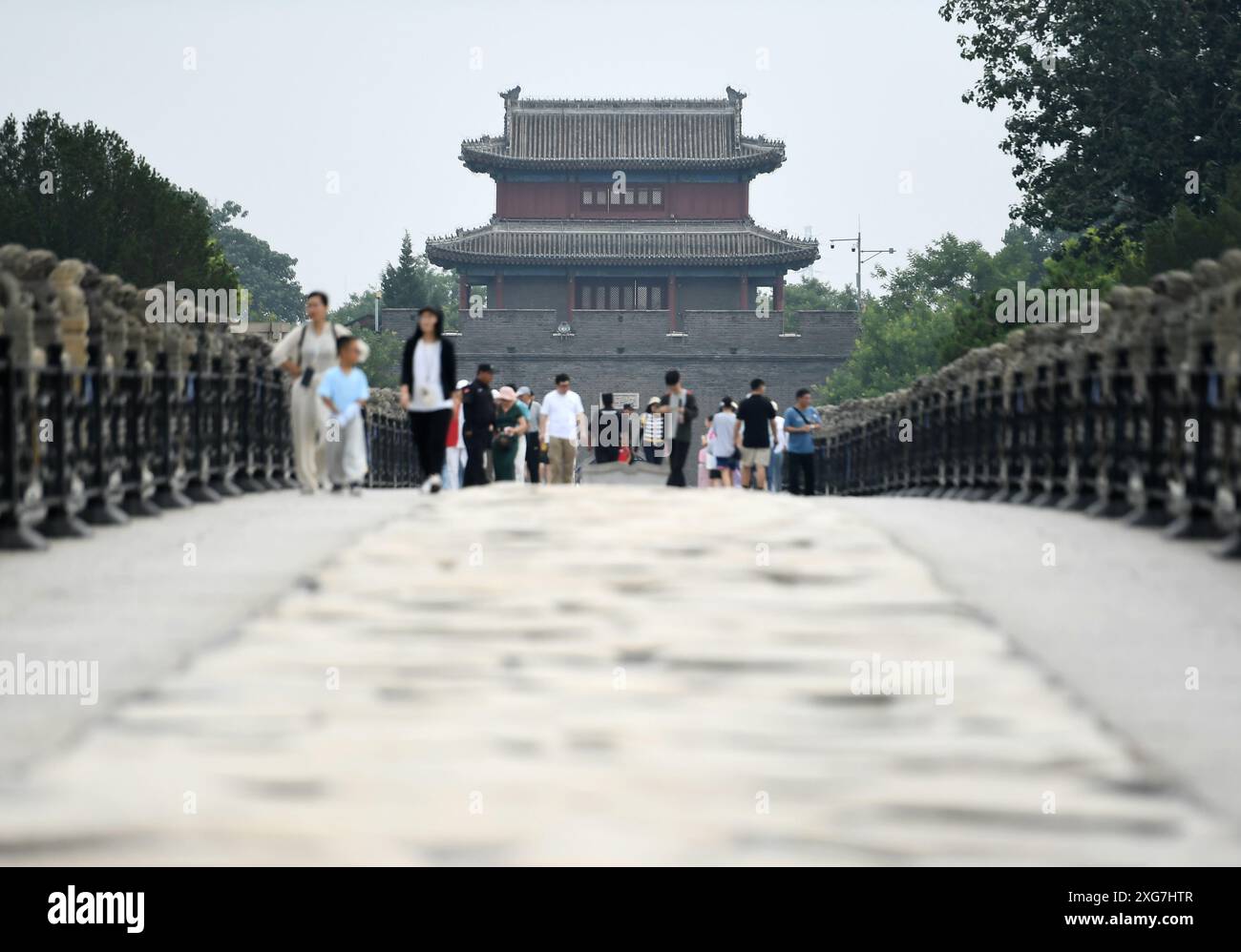 Beijing, Lugou Bridge and Wanping Town in Beijing. 7th July, 1937. This ...