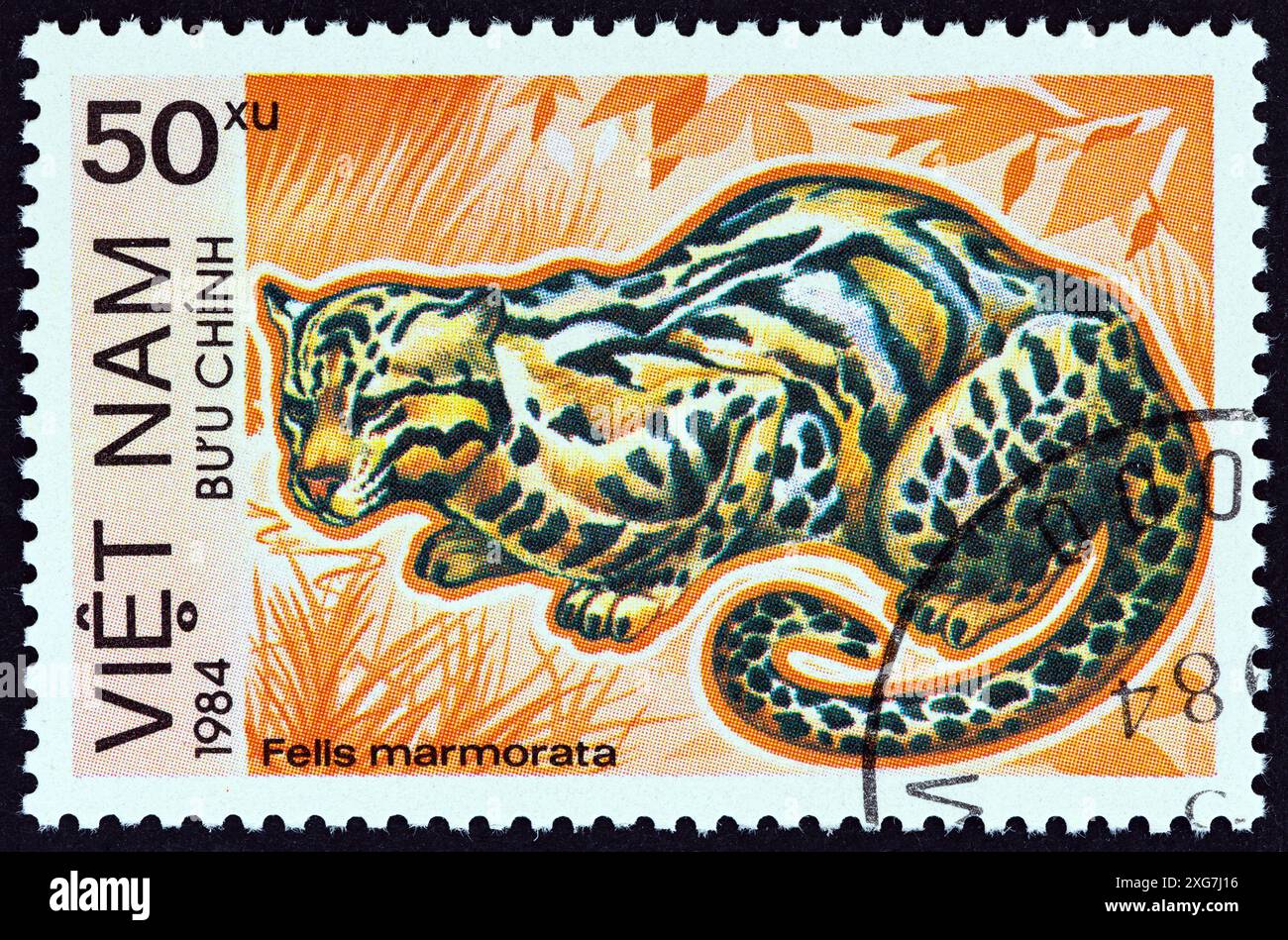 VIETNAM - CIRCA 1984: A stamp printed in Vietnam from the "Protected ...