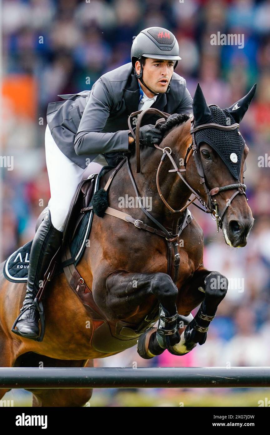 Aachen, Germany. 07th July, 2024. Equestrian sport, show jumping, CHIO ...
