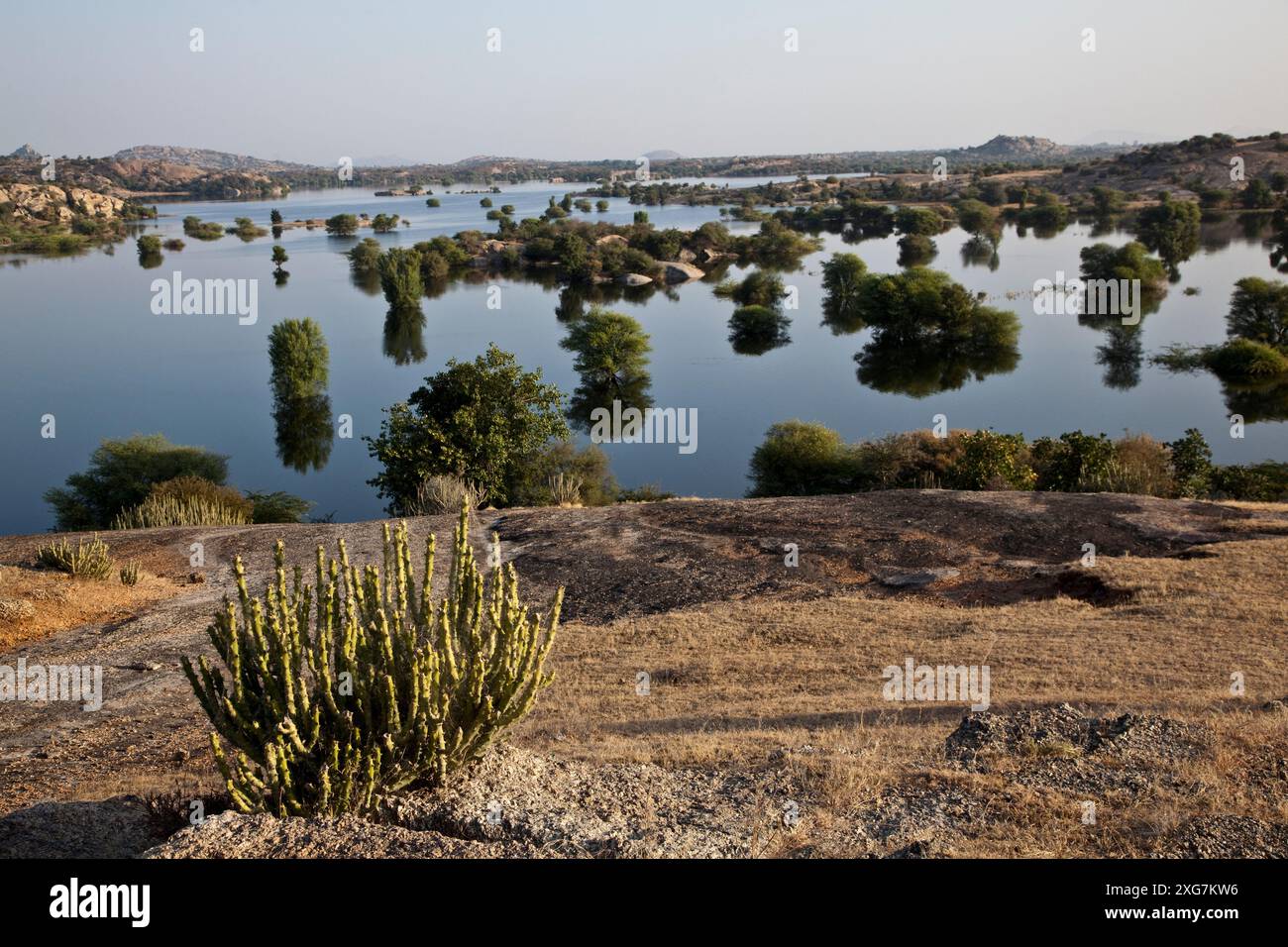 Jawai Lake, near Bera, Rajasthan, India Stock Photo - Alamy