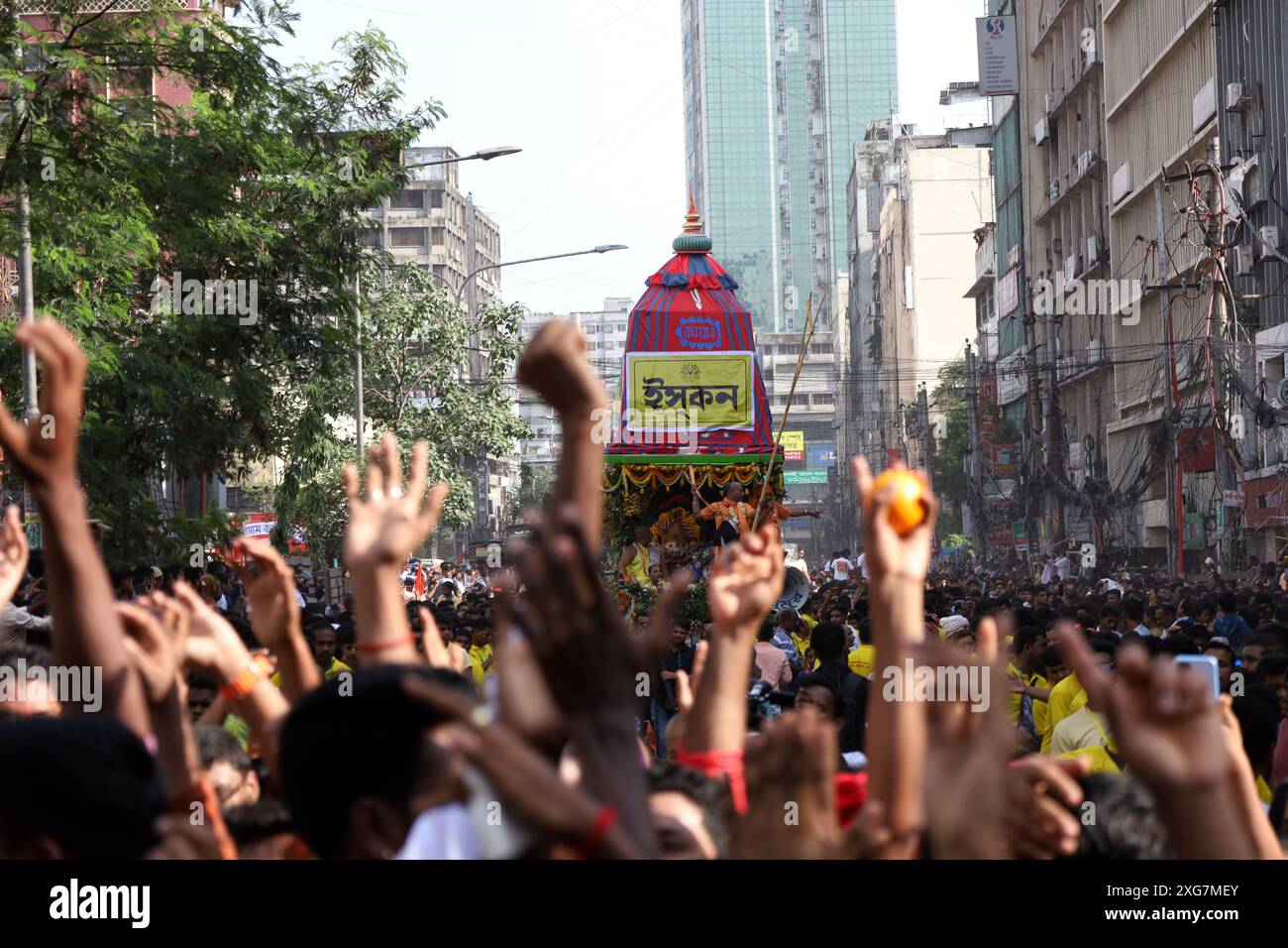 July 7, 2024, Dhaka, Dhaka, Bangladesh: Thousands of enthusiastic devotees participate in ...