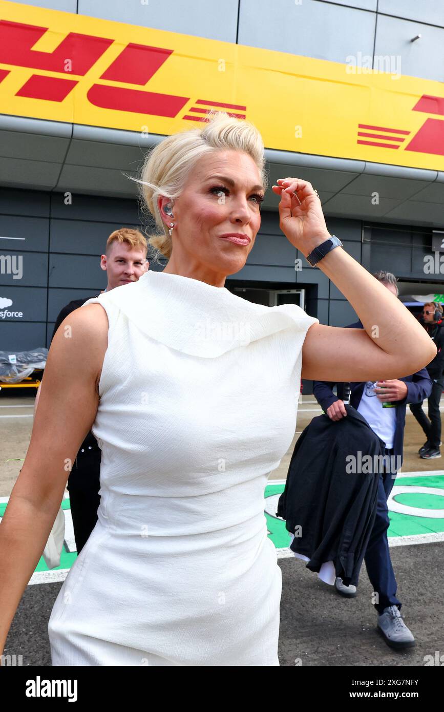 Silverstone, UK. 07th July, 2024. Hannah Waddingham (GBR) Singer and ...