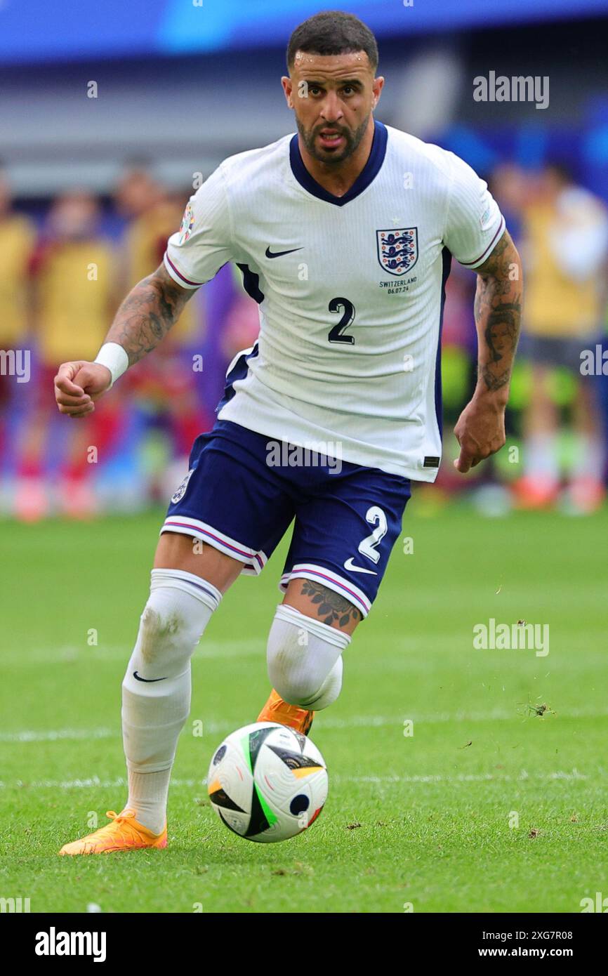 Kyle Walker of England during the Euro 2024 Quarter-finals football ...