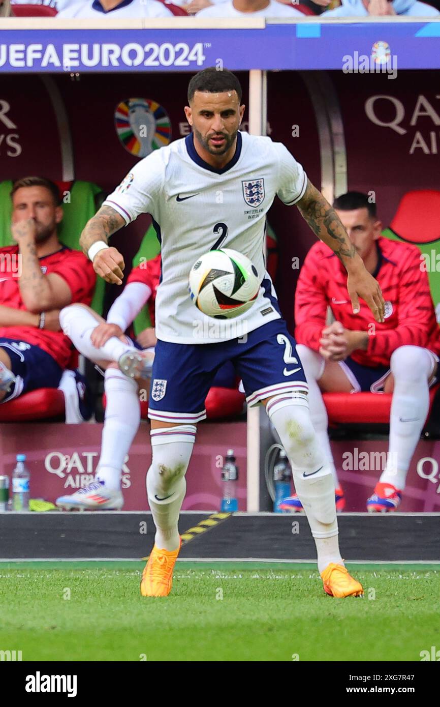 Kyle Walker of England during the Euro 2024 Quarter-finals football ...