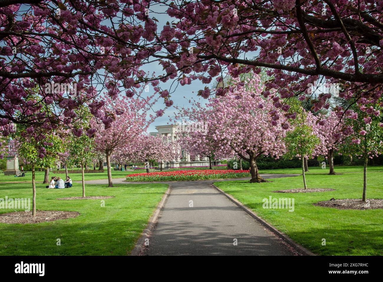 Alexandra Gardens at Cardiff Capital City of Wales Stock Photo - Alamy