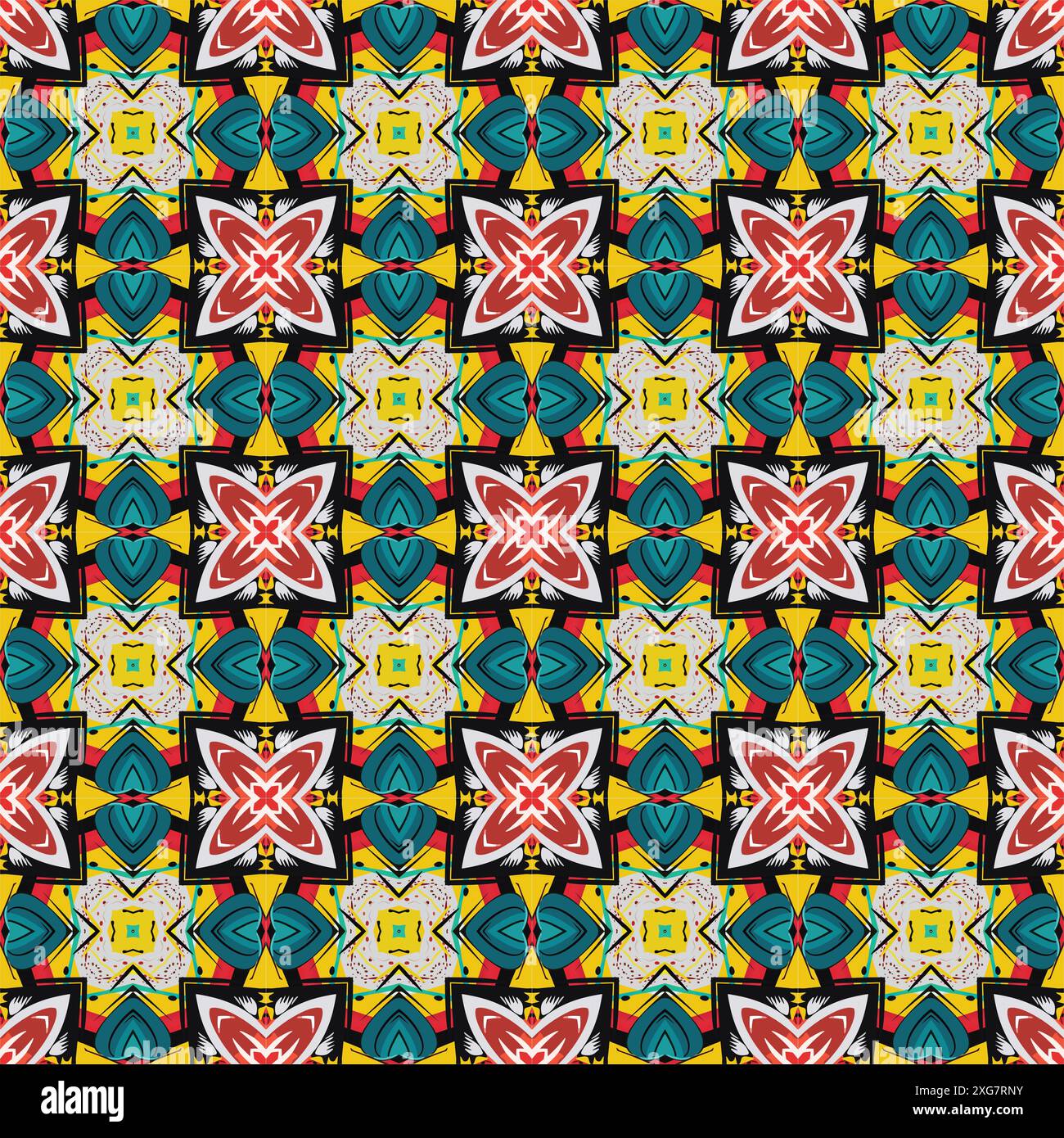 Colorful pattern of geometric shapes hi-res stock photography and ...