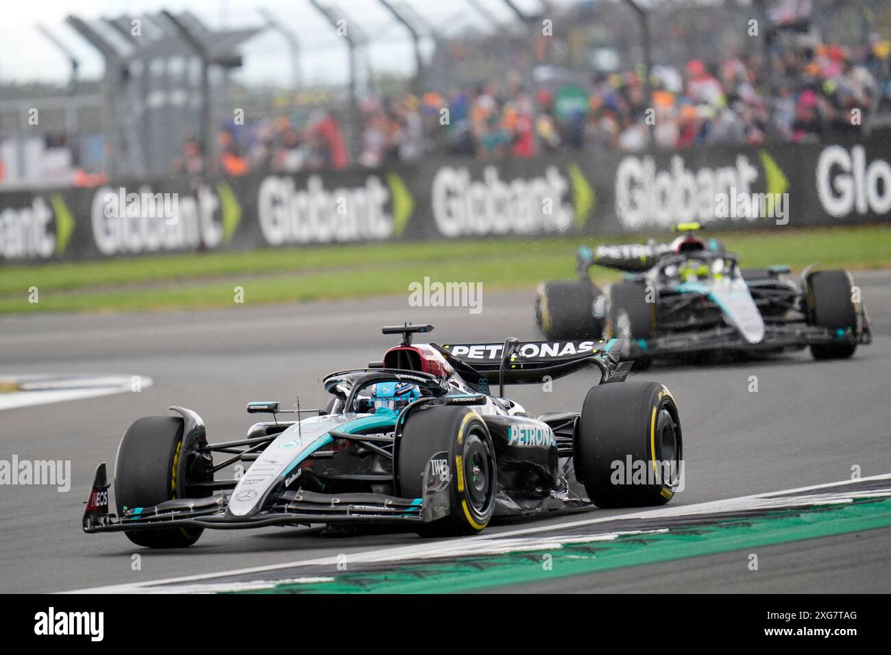 Lewis hamilton george russell f1 2024 hi-res stock photography and ...