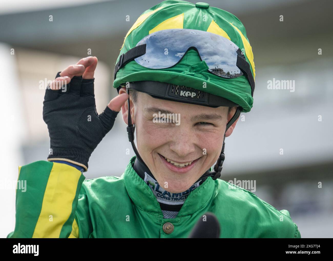 Billy Loughnane - Jockey Stock Photo - Alamy