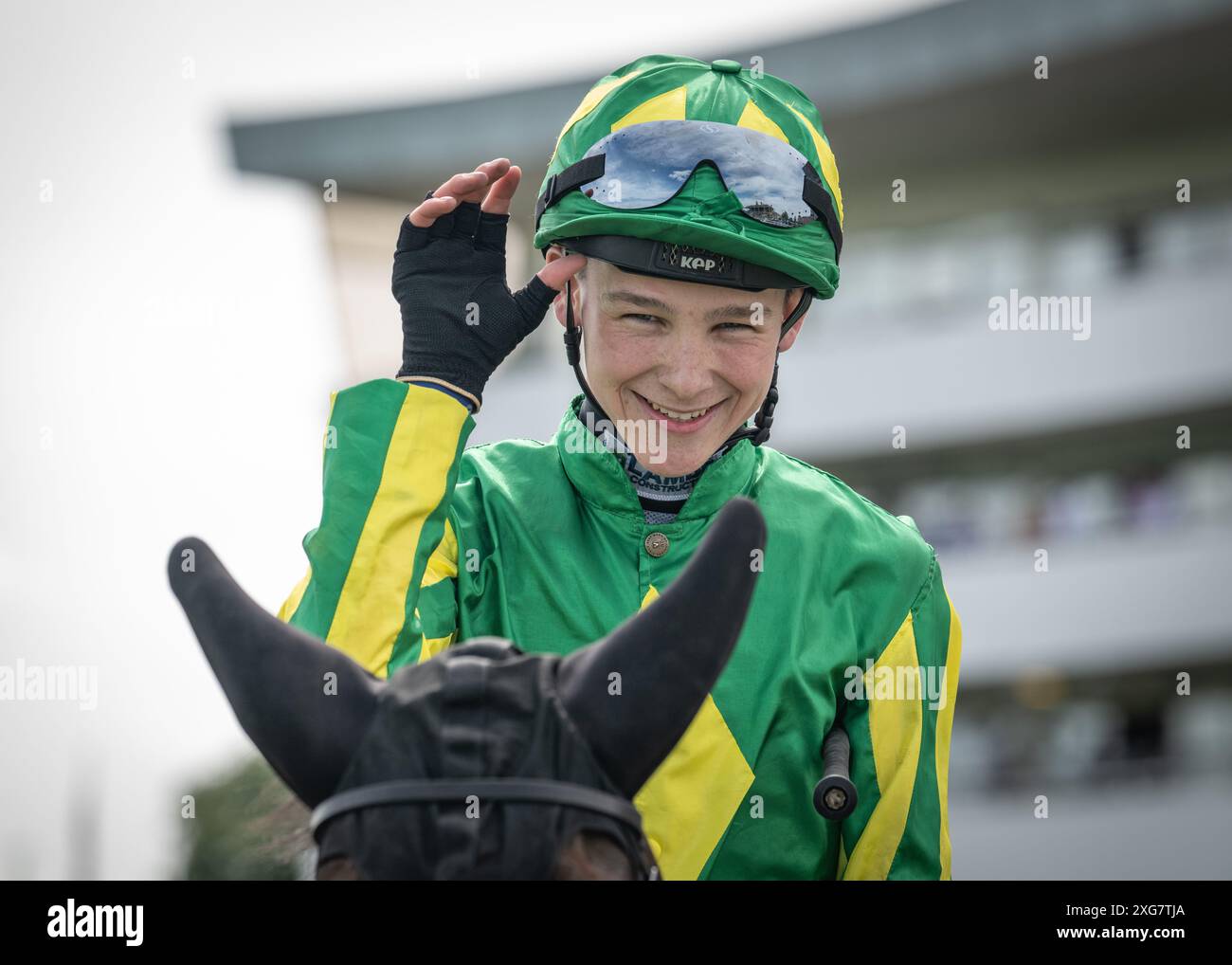 Billy Loughnane - Jockey Stock Photo - Alamy