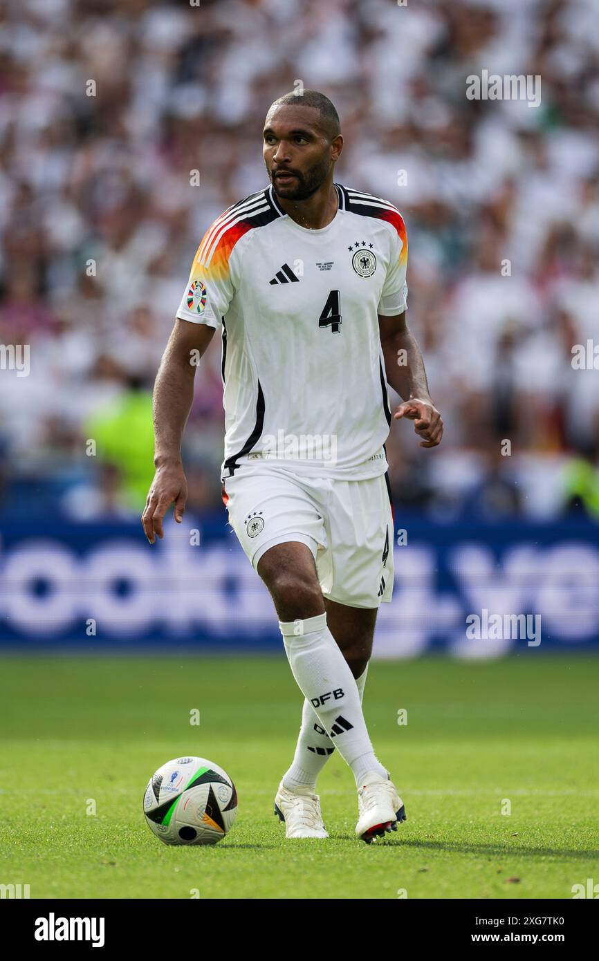 Stuttgart, Germany. 5 July 2024. Jonathan Tah of Germany in action ...
