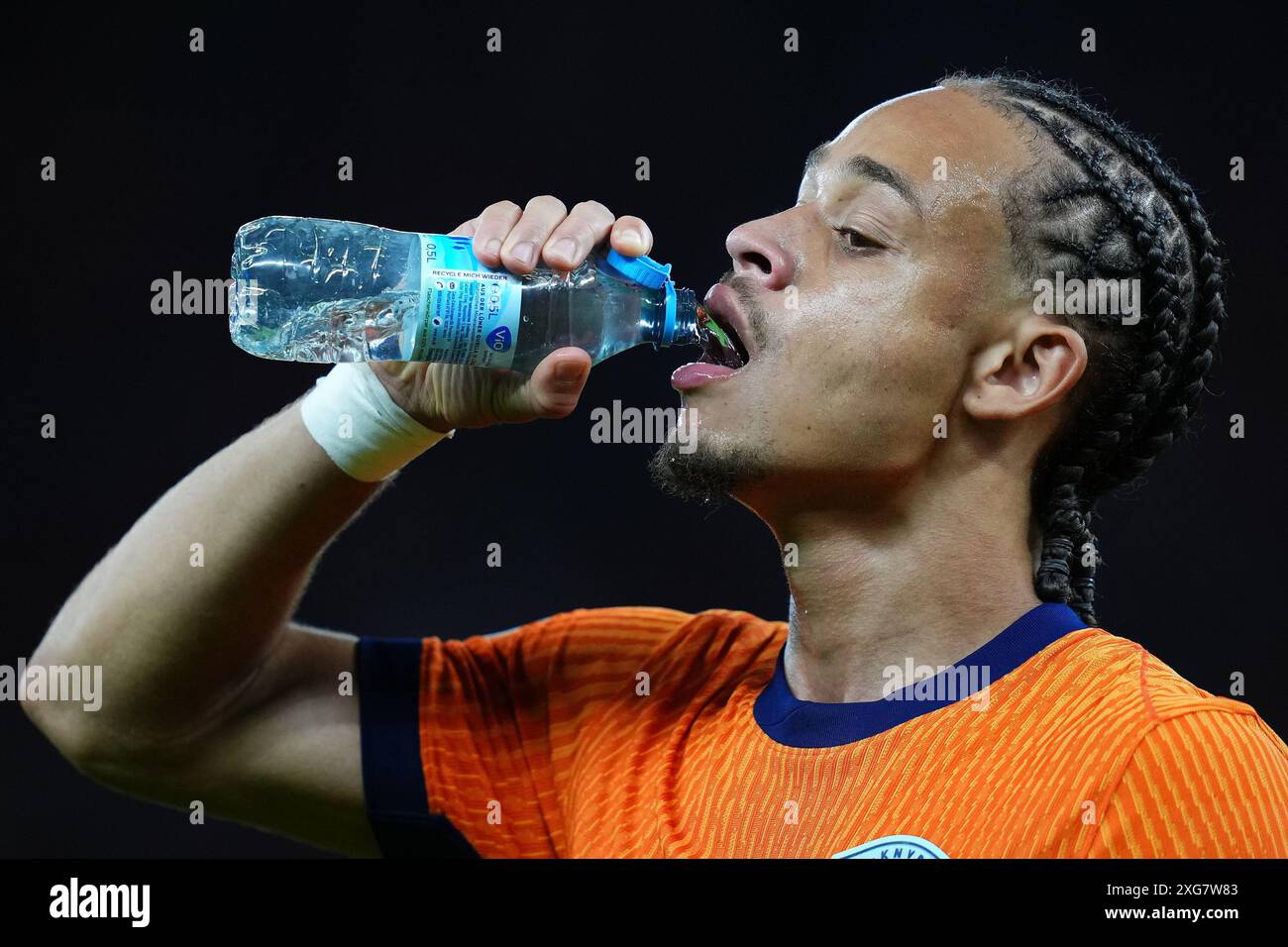 Xavi Simons of Netherlands during the UEFA Euro 2024 match between ...