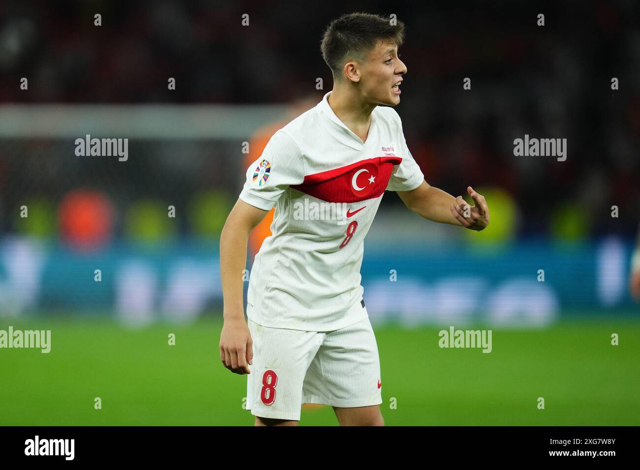 Arda Guler of Turkiye during the UEFA Euro 2024 match between ...