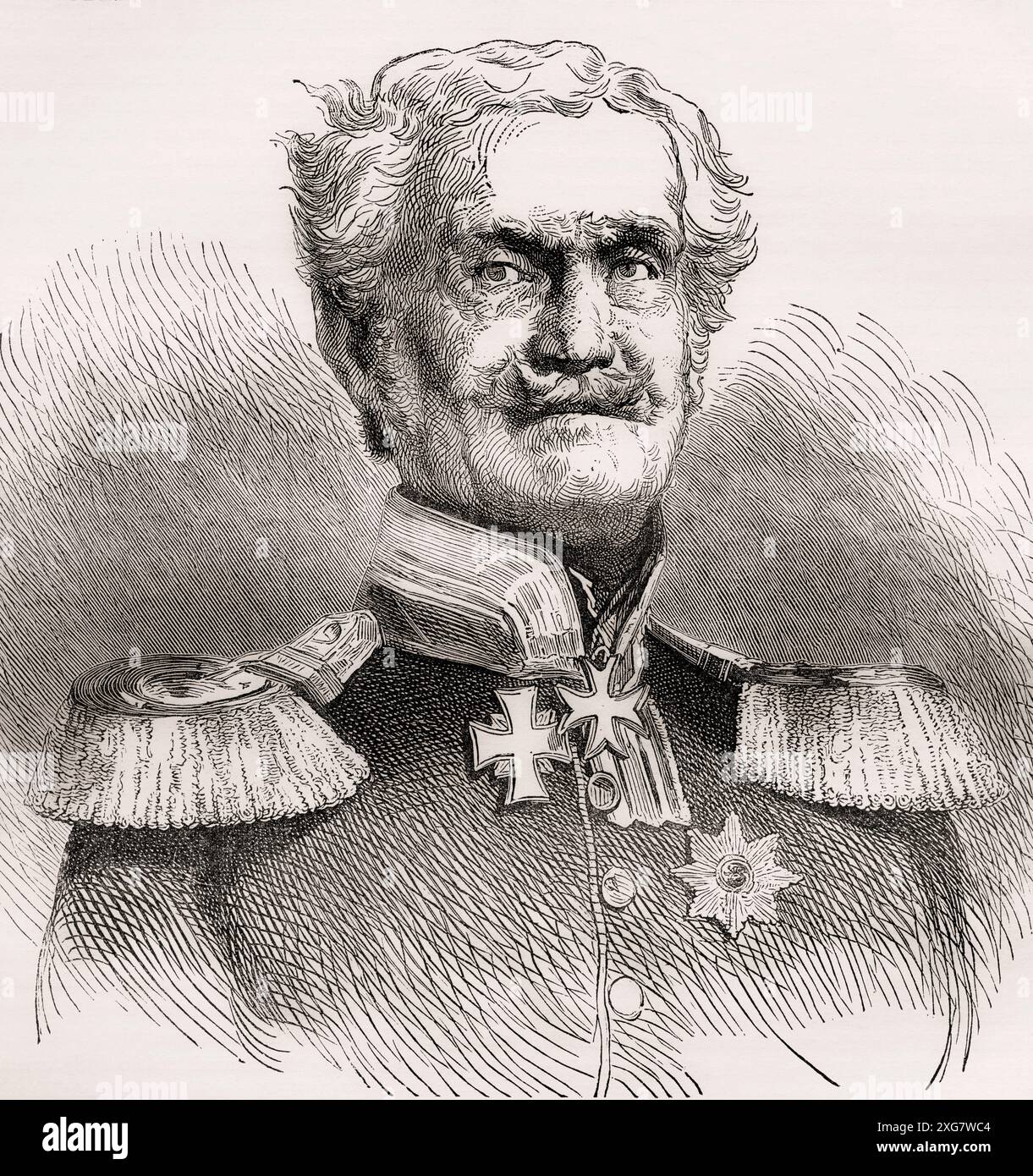 Friedrich Heinrich Ernst Graf von Wrangel, 1784 –1877. Field marshal ...