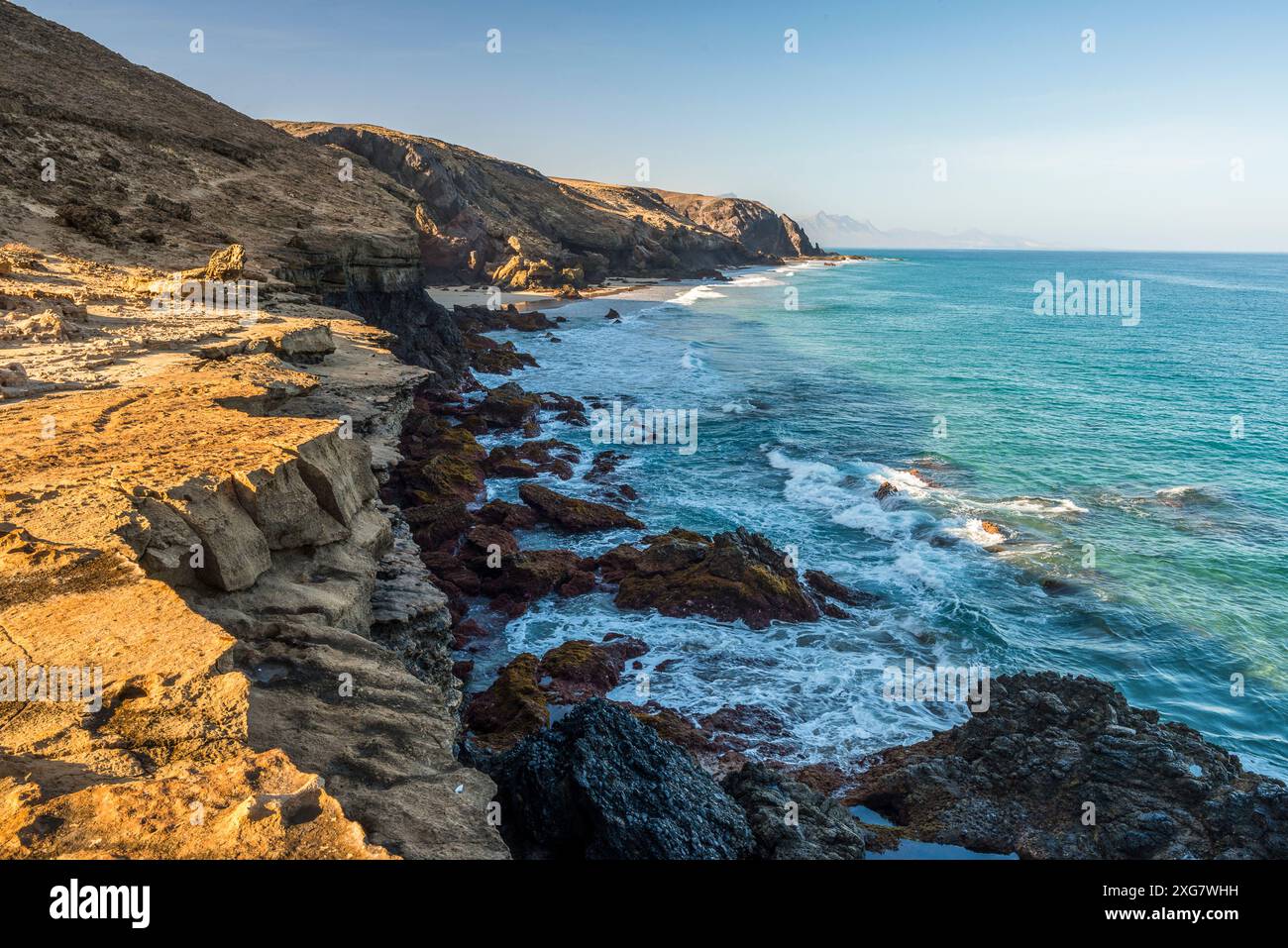 Jandía Natural Park on Fuerteventura Island in the Canary Islands Stock ...