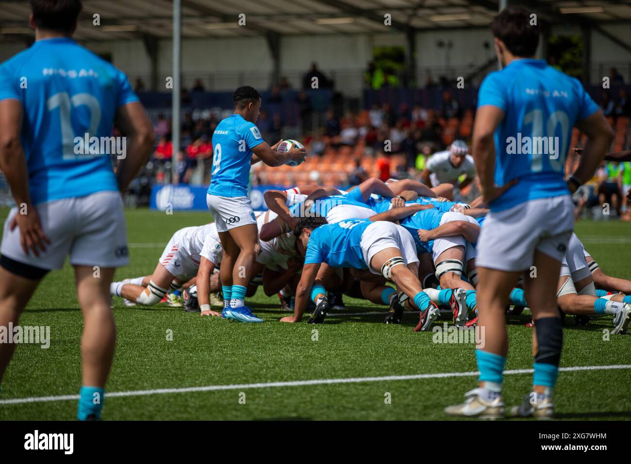 EDINBURGH, SCOTLAND - Sun July 7th 2024: Pedro Hoblog waiting to put ...