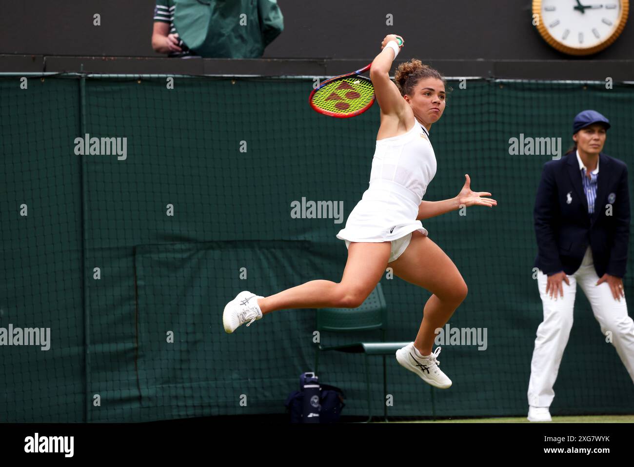 Wimbledon, London, UK. 07th July, 2024. Jasmine Paolini of Italy during ...