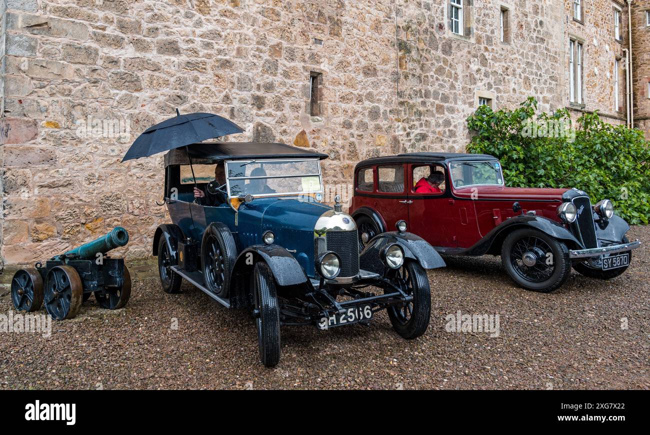 East Lothian, Scotland, UK, 7th July 2024. Wheels of Yesteryear: the ...