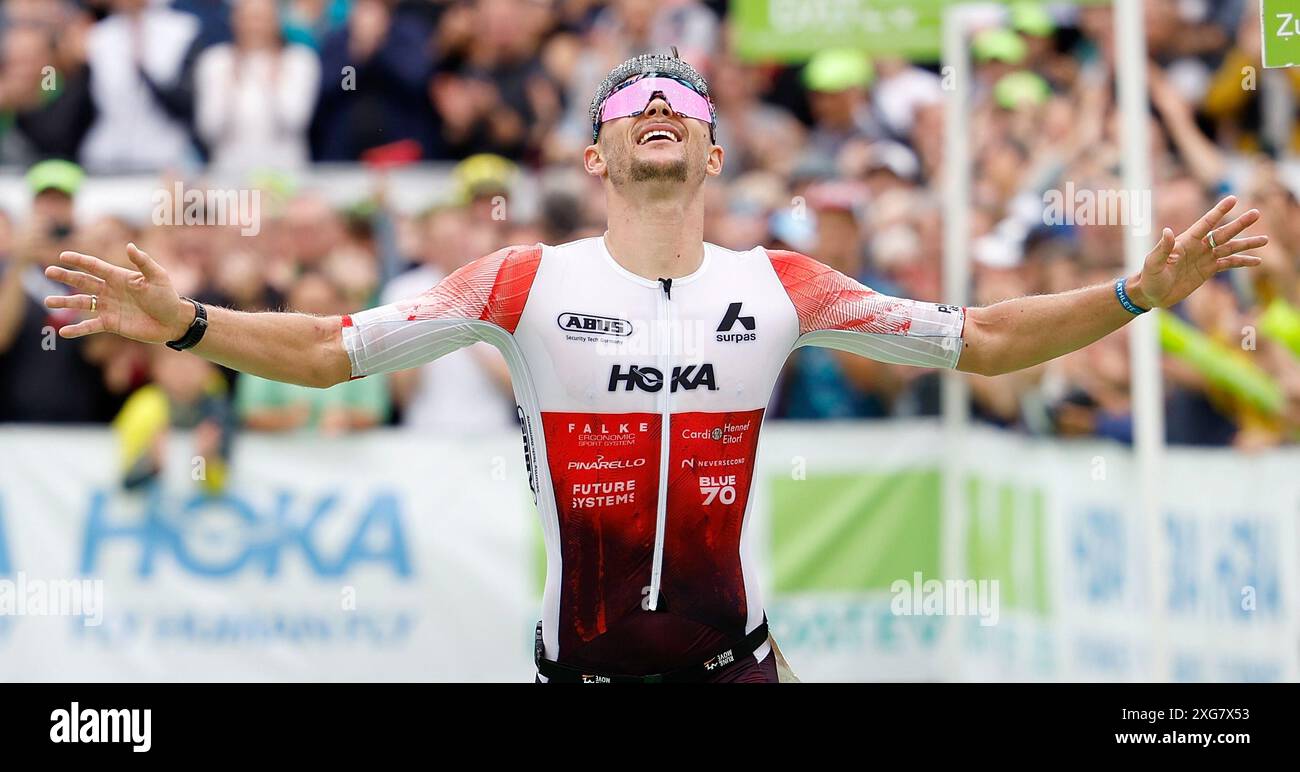 Roth, Germany. 07th July, 2024. Triathlon: Challenge Roth. Jan ...