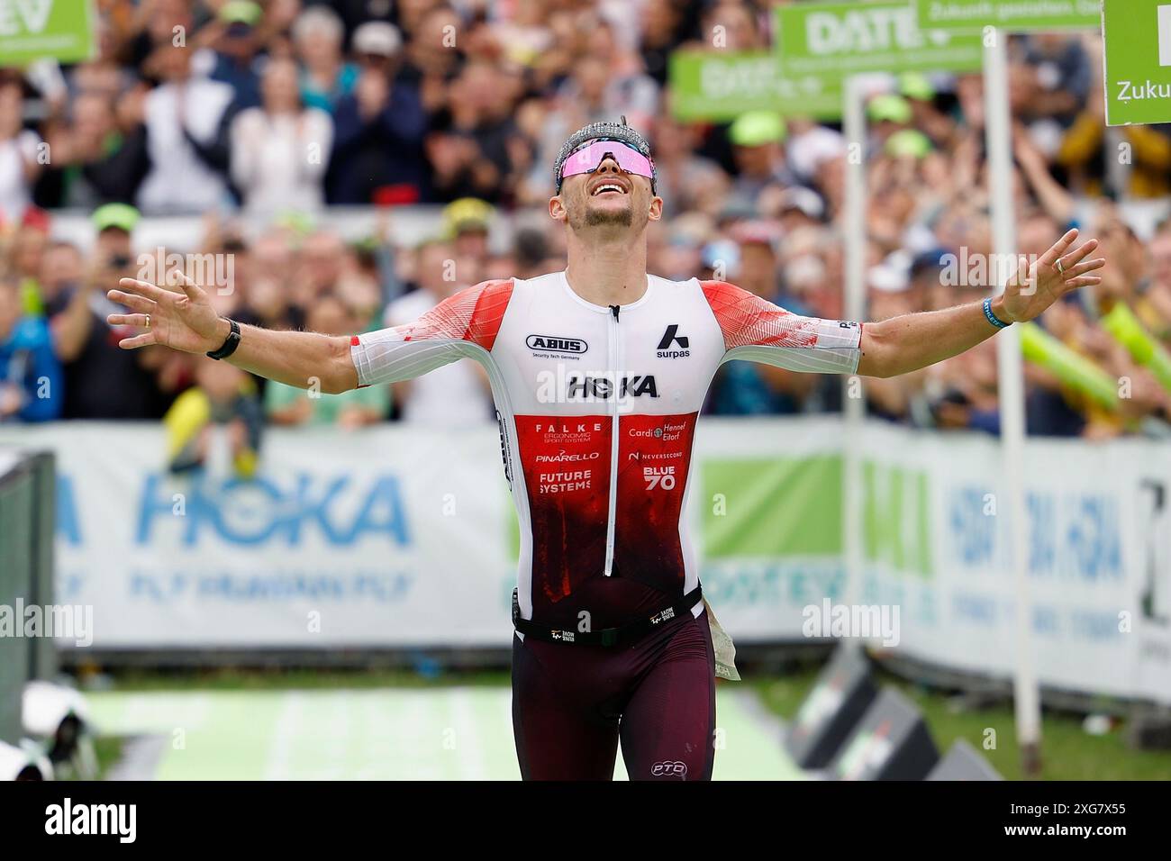 Roth, Germany. 07th July, 2024. Triathlon: Challenge Roth. Jan ...