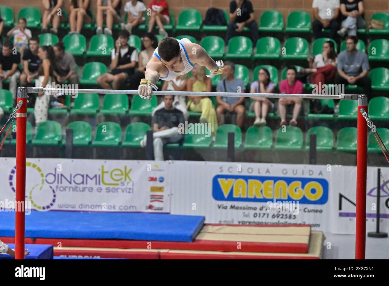 Mario Macchiati (Fiamme Oro) during Men's Horizontal Bar during ...