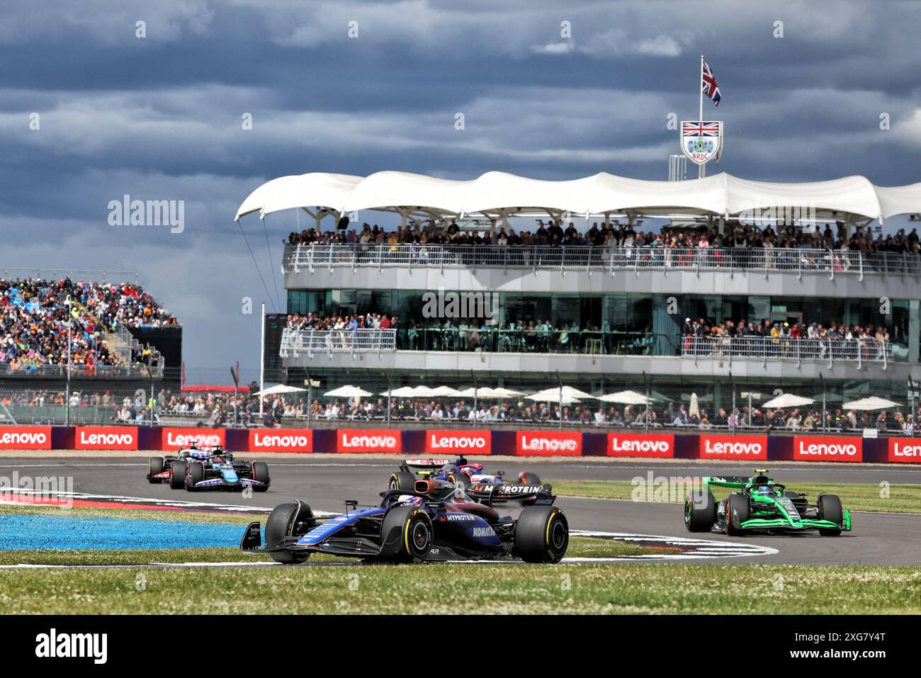 Silverstone, UK. 07th July, 2024. Logan Sargeant (USA) Williams Racing ...