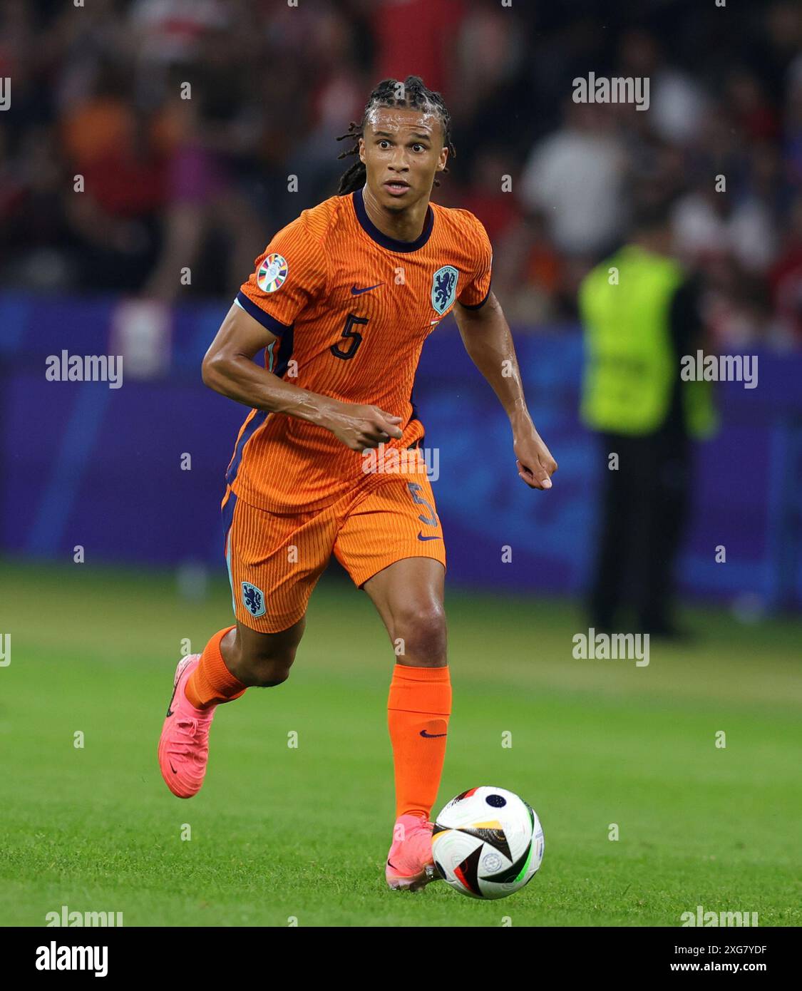 BERLIN, GERMANY - JULY 06: Nathan Ake of Netherlands during the UEFA ...