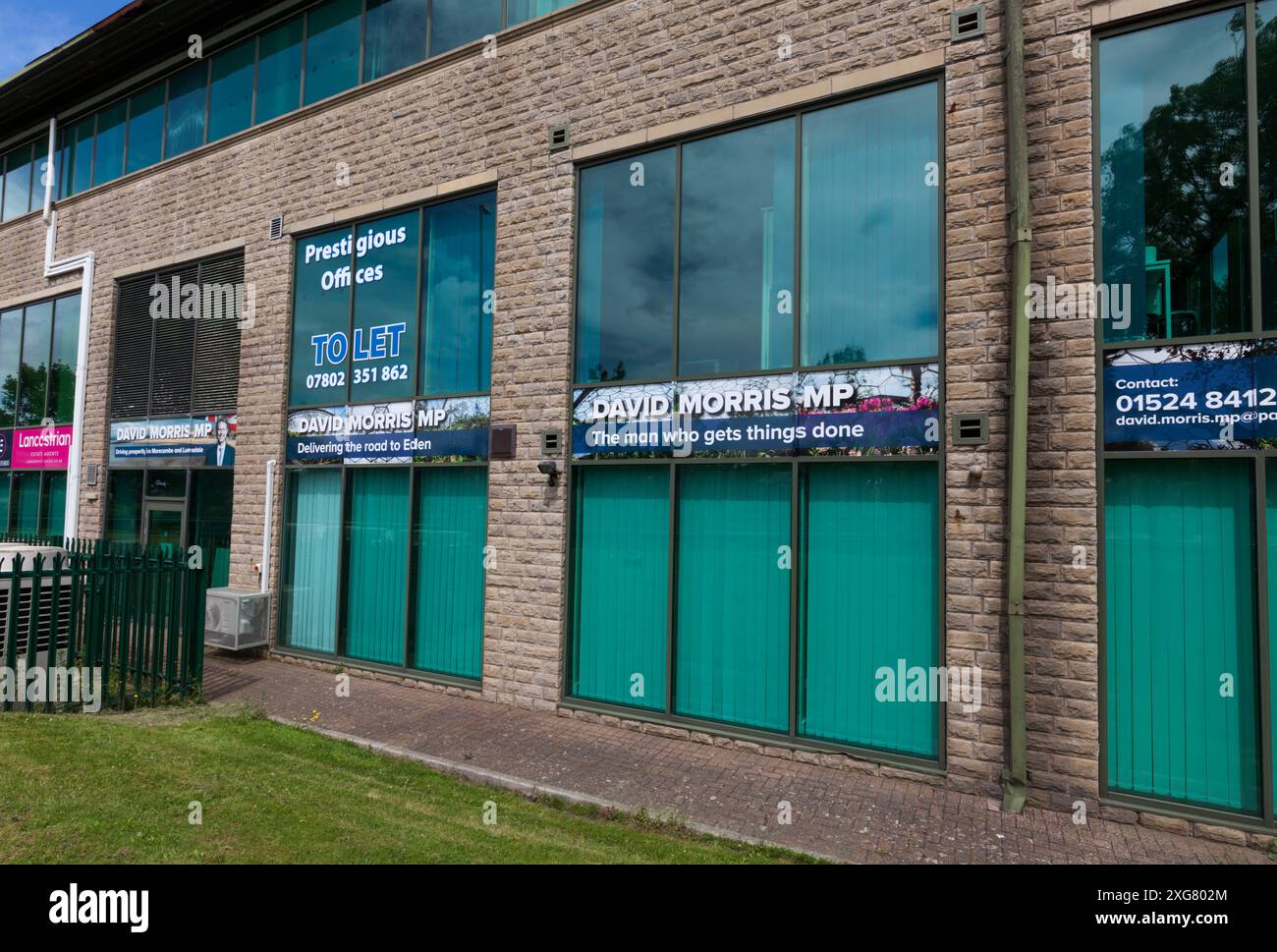 Former office of ousted Conservative / Tory MP for Morecambe and ...