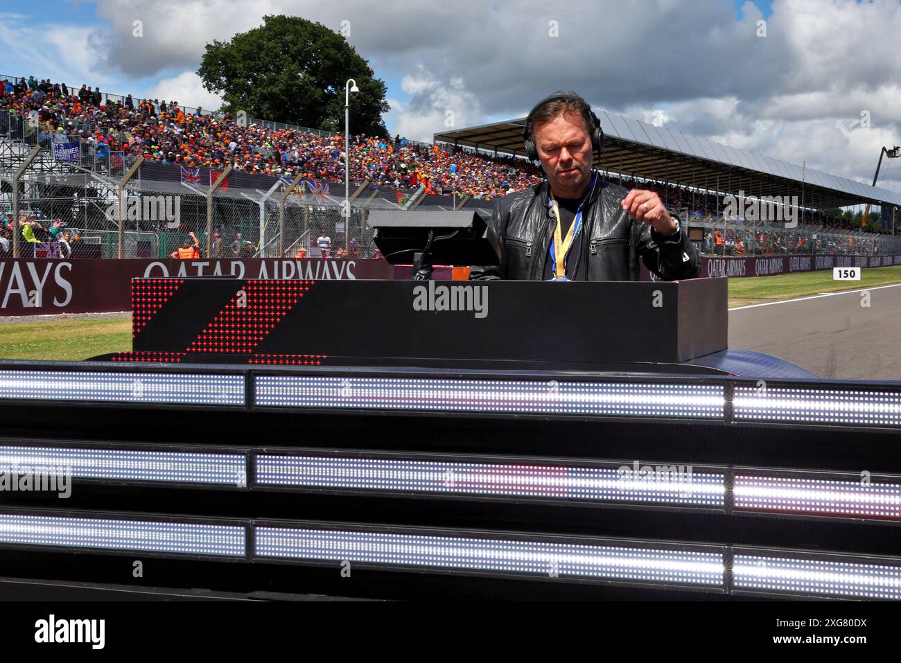 Silverstone, UK. 07th July, 2024. Pete Tong (GBR) DJ on the grid. 07.07 ...