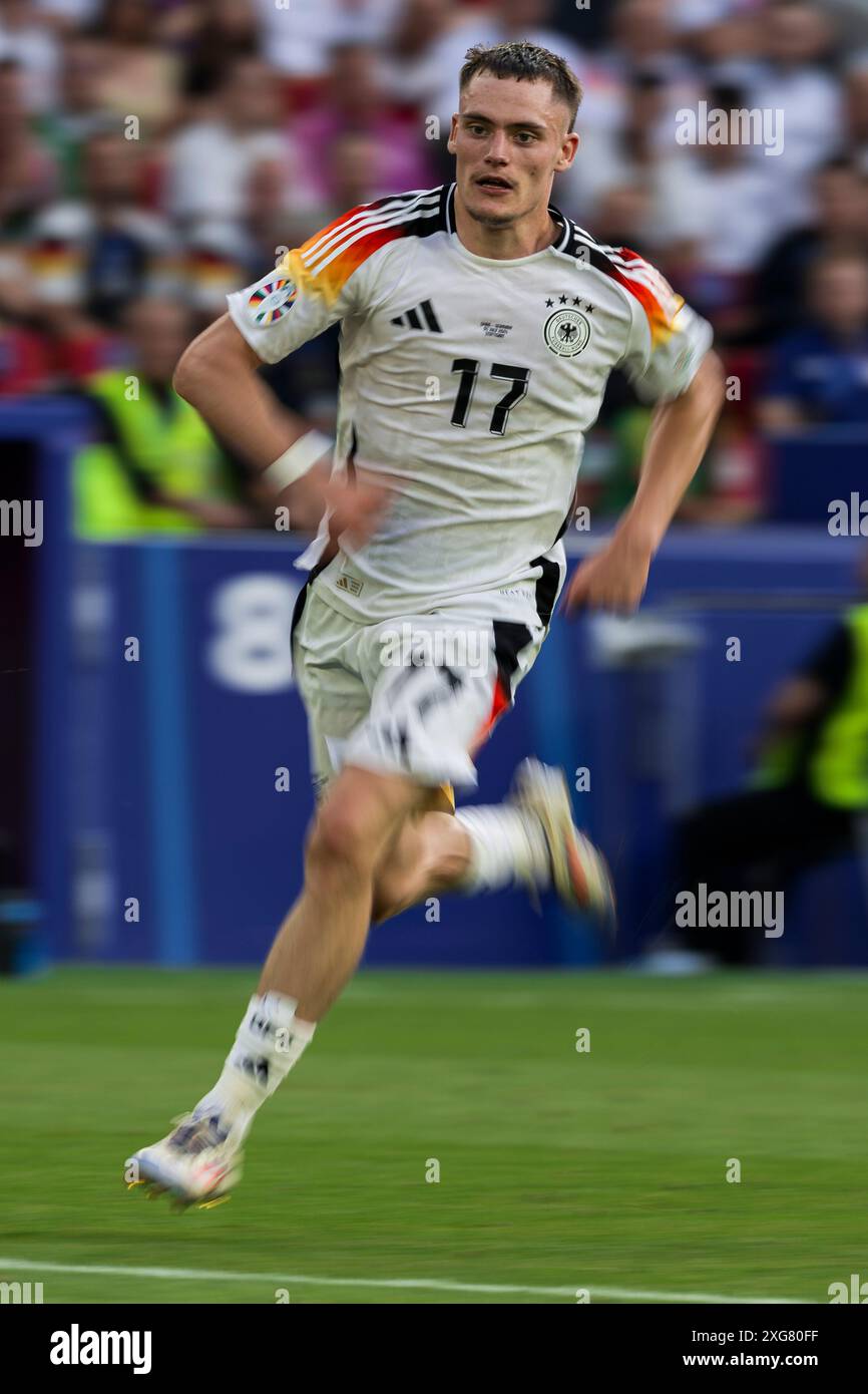 Stuttgart, Germany. 5 July 2024. Florian Wirtz of Germany runs during ...
